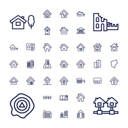 Real icons Royalty Free Vector Image - VectorStock