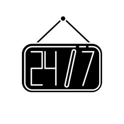 24 7 Vector Images (over 10,000)