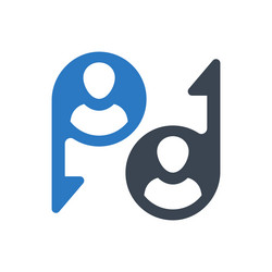 Career objective icon Royalty Free Vector Image