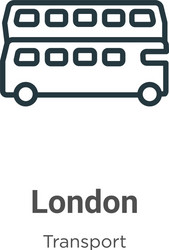 London Bus Outline Vector Images (over 610)