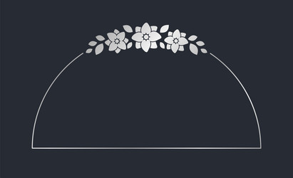 Floral Half Wreath Vector Images (over 150)