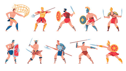 Ancient roman set Royalty Free Vector Image - VectorStock