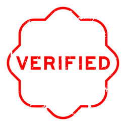 Grunge red check out word round rubber seal stamp Vector Image