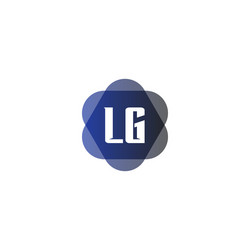 Initial letter logo lg template design Royalty Free Vector