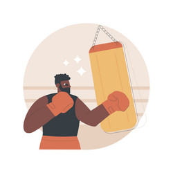 Boxing abstract concept Royalty Free Vector Image