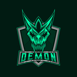 Devil inferno mascot logo e-sport of demon Vector Image
