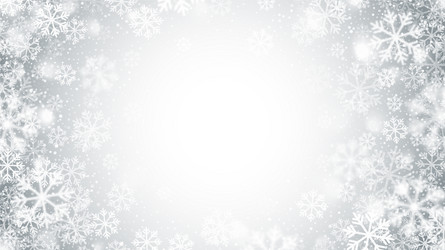 3d snow frame Royalty Free Vector Image - VectorStock