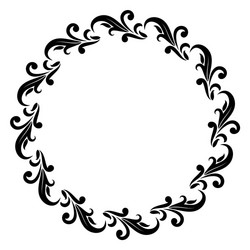 Decorative round Royalty Free Vector Image - VectorStock