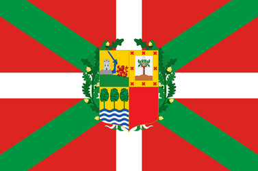 Coat of arms basque country in spain Royalty Free Vector