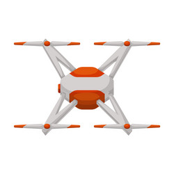 Drone cartoon iconcartoon Royalty Free Vector Image