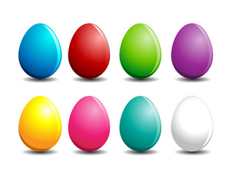 Color egg Royalty Free Vector Image - VectorStock