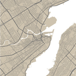 Blank Street Map