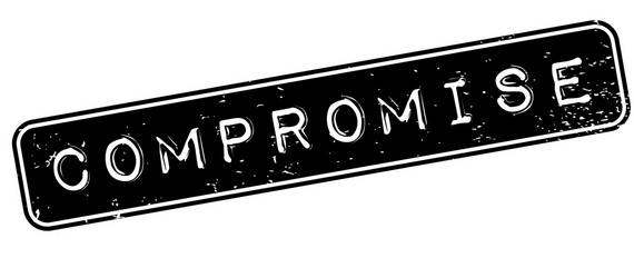 Compromise rubber stamp Royalty Free Vector Image