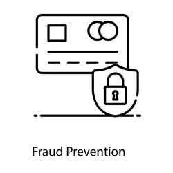 Fraud protection Royalty Free Vector Image - VectorStock