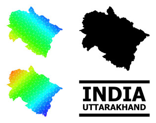 Uttarakhand Map Vector Images (over 300)