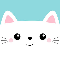 Cow square face Royalty Free Vector Image - VectorStock