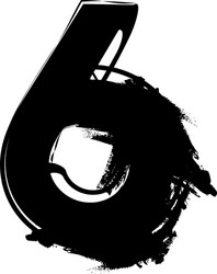 Number Graffiti 6 Vector Images (83)