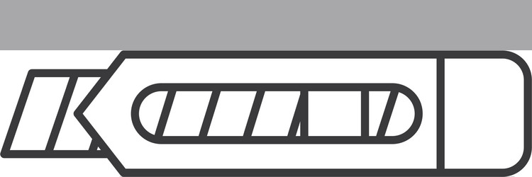 Graphic design cutter tool equipment Royalty Free Vector