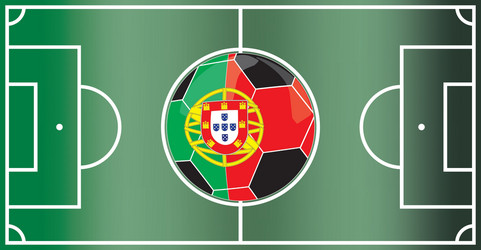 Portugal football icon Royalty Free Vector Image