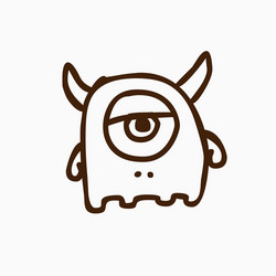 Simple Cyclops Drawing
