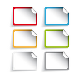 Set form shape template retro labels vintage Vector Image