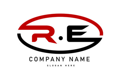Re logo Royalty Free Vector Image - VectorStock