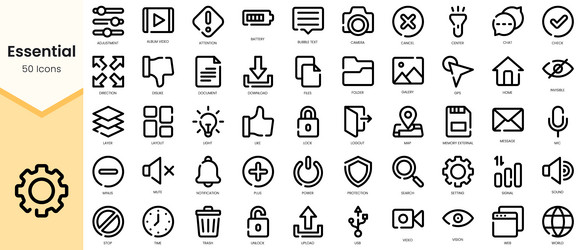 Essential Symbol Vector Images (over 13,000)