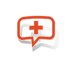 Plus sticker Royalty Free Vector Image - VectorStock