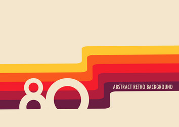 Abstract retro background back in the 90s Vector Image