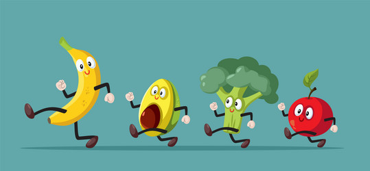 Fresh vegetables for healthy eating Royalty Free Vector