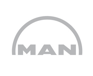 Man brand logo car symbol black design german auto
