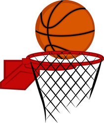 Cartoon basketball Royalty Free Vector Image - VectorStock