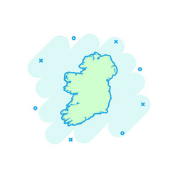 Cartoon Map of Ireland Vector Images (over 130)