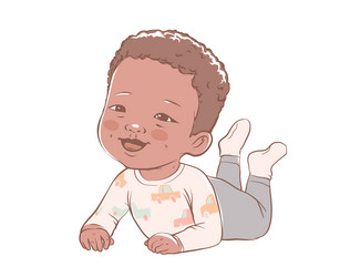 Baby Laughing Vector Images (over 9,900)
