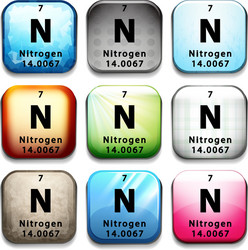 Nitrogen Periodic Table Vector Images (over 100)