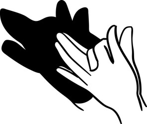 Hand Shadows Wolf Vector Images (70)