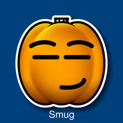 Emoticons Smug Vector Images (35)