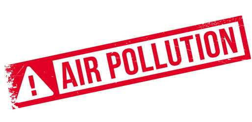 Air pollution rubber stamp Royalty Free Vector Image