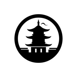 Kyoto icon Royalty Free Vector Image - VectorStock