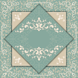 Greeting card for diwali festival celebration Vector Image