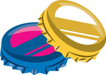 Soda caps design Royalty Free Vector Image - VectorStock