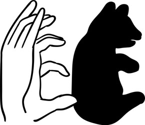 Hand Shadows Wolf Vector Images (70)