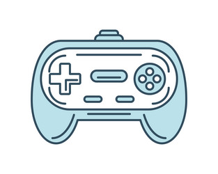 Modern joystick icon for video game control Vector Image