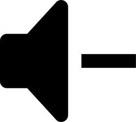 Volume icon music sound sign Royalty Free Vector Image