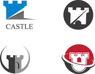 Castle symbol icon Royalty Free Vector Image - VectorStock