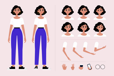 Character for Animation Body Parts Vector Images (over 2,300)