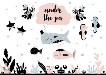 Under the Sea Font Vector Images (33)