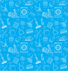 Set of icons for cleaning tools house Royalty Free Vector