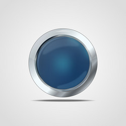 Silver button background Royalty Free Vector Image