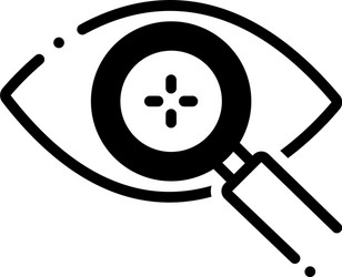 Eye detect Royalty Free Vector Image - VectorStock